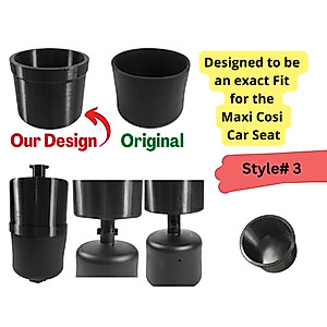 Cup Holder compatible with Maxi Cosi Pria All-in-One Car Seat (Single Cup Holder) (Style #4)