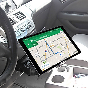 ChargerCity HDX-2 Car SUV Truck Drinks Beverage Cup Holder Mount for All Smartphones & Tablets Like iPad Pro Air Mini iPhone Max Galaxy Tab Fold S23 14 15 Ultra Max Pro (Fits Home Theater Recliner)