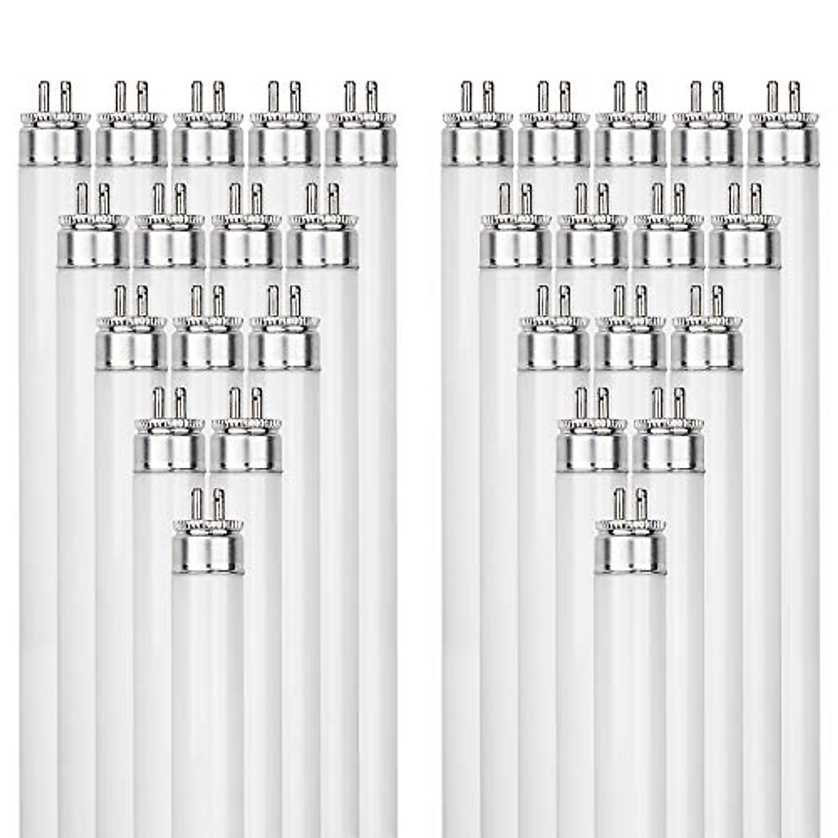 Sunlite 30314 F14T5/865 2 Foot T5 Linear Fluorescent Lamp, 14 Watts, 1200 Lumens, 6500K Daylight, Miniature G5 Bi-Pin Base, ROHS Compliant, High Performance Straight Tube, 40 Pack