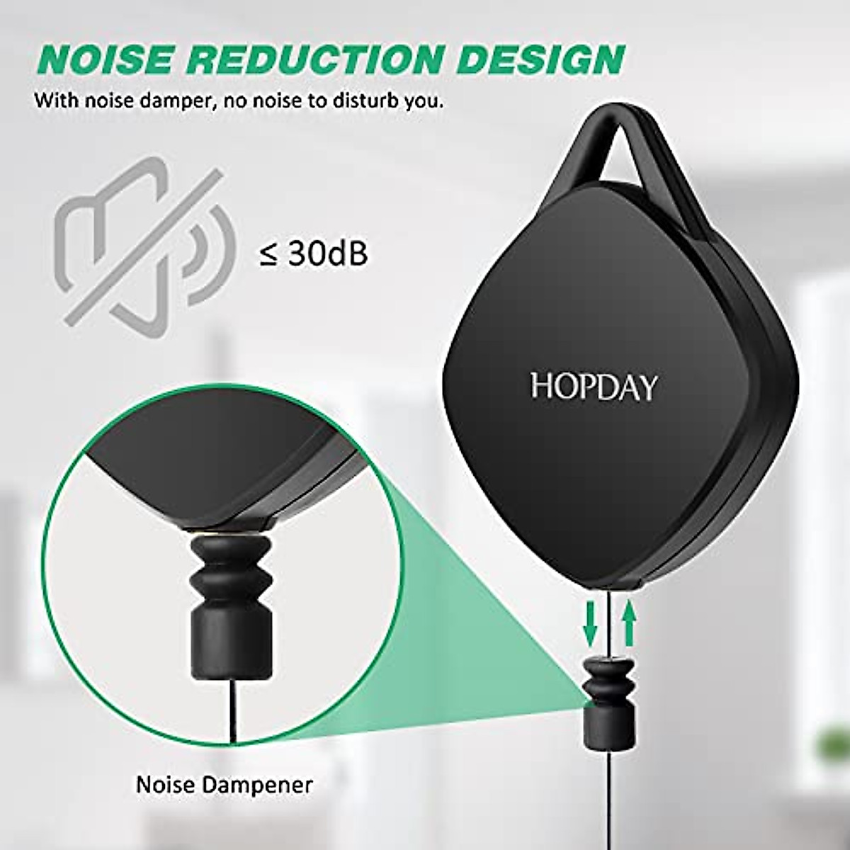 VR Cable Management, QIYO 6 Packs Retractable Ceiling Pulley System Compatible with VR Link Cable for Oculus Quest, HTC Vive, Rift S, PS VR, Vive Pro, Playstation VR, Valve Index VR Accessories