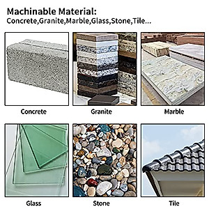 4" Wet Diamond Polishing Pads - Sanding and Polishing Tile Stone Marble Granite Concrete Ceramics Glass 7Set