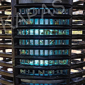 Electric Insect Bug Zapper, New Upgrade with Free Hanger Kapas 40W Outdoor Bug Killer Lantern for Mosquitoes, Flies, Gnats, Pests & Other Insects, 1 Acre Coverage