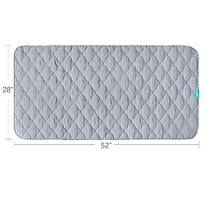 Waterproof Changing Diaper Pad Liners & Crib Mattress Protector Waterproof