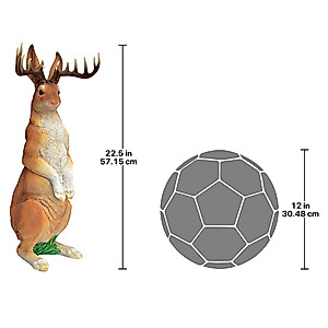 Design Toscano JQ7429 Death Valley Jake, The Jackalope Statue, full color