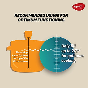 Pigeon - Deluxe Aluminum Outer Lid Stovetop Pressure Cooker - 3 Liters