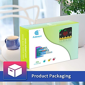 Adeept Sensor Starter Kit for BBC Micro:bit (V2 Included) | Programmable Starter Kit for Micro:bit with 35 Projects PDF Tutorial Book | Expansion Board Included