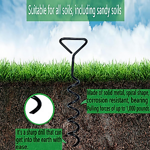 Tree Stakes and Supports for Leaning Trees,Spiral Tree Stake Kit Heavy Duty for Young Trees Straightening,Garden Metal Stakes for Resist Strong Winds Outdoor