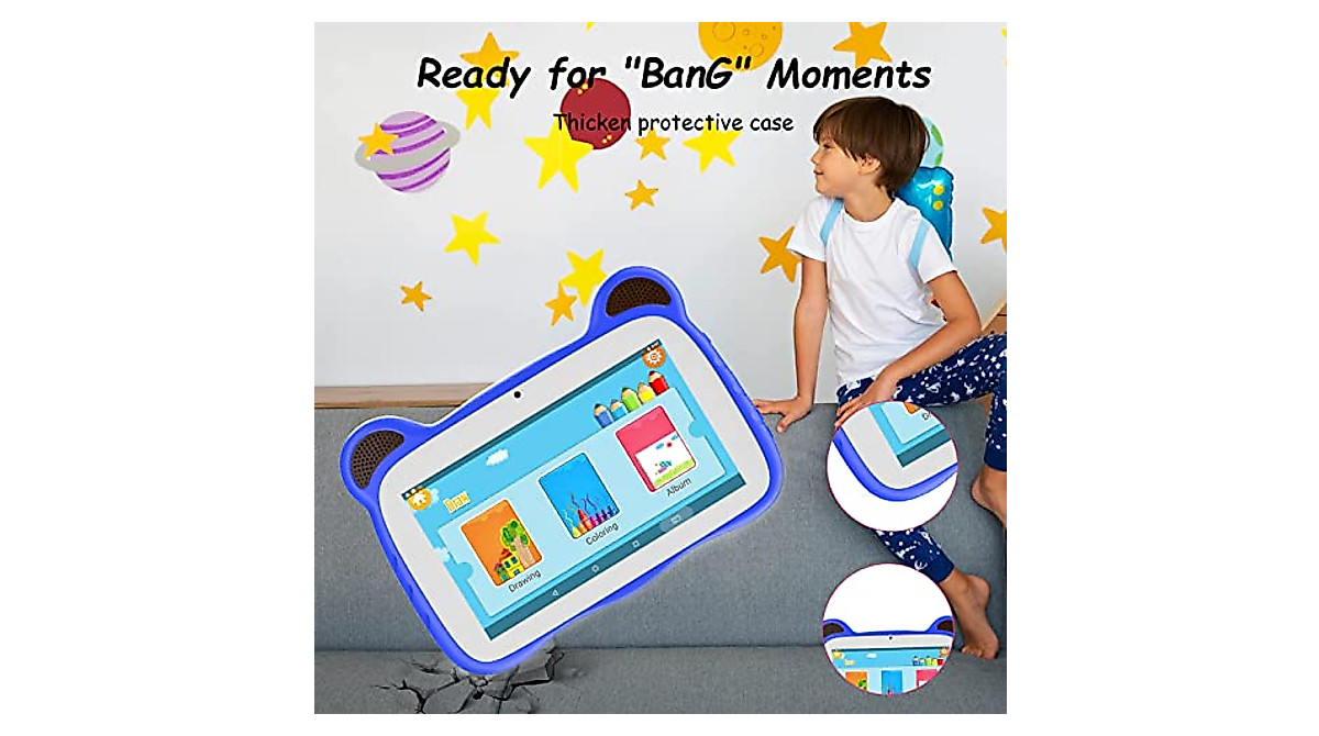 YQSAVIOR Kids Tablet - 7" Learning & Fun Tablet