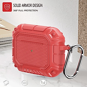 Coffea for AirPods 3rd Generation Case, Hard Shell Full Body Protective Case Cover with Keychain for AirPod 3 Charging Case (2021) - Black