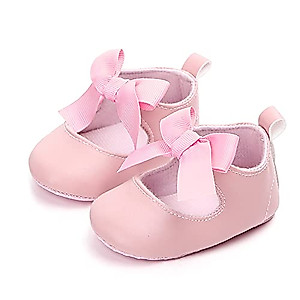 Lykmera Princess Walkers Shoes Toddler Sandals Shoes for Baby Girls Shoes Infant Baby Girls Shoes Walking Sandals Shoes (Pink, 12-15Months)