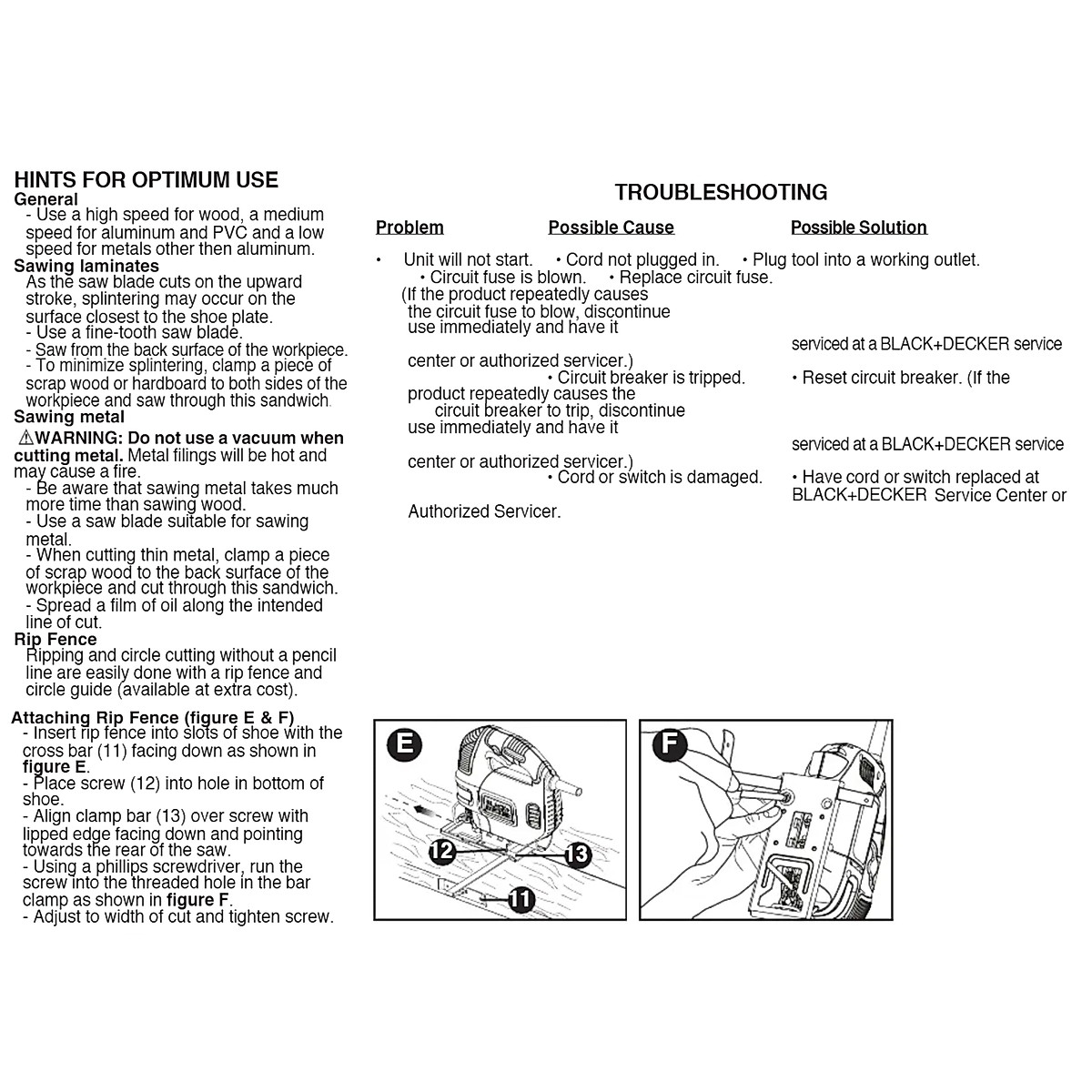 BLACK+DECKER Jig Saw, 4.5 -Amp (BDEJS300C)
