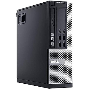 Dell Optiplex 9020 Small Desktop Computer (SFF) | Quad Core Intel i5 (3.20GHz) | 16GB DDR3 RAM | 512GB SSD Solid State | Windows 10 Pro | 24in Monitor | RGB Mouse + Keyboard, Black (Renewed)