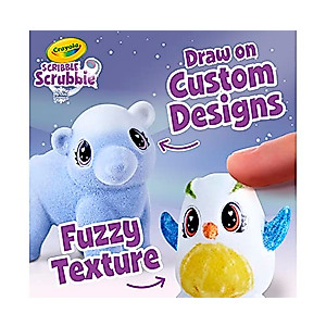 Crayola Scribble Scrubbie Pets Arctic Snow Explorer, Color & Wash Creative Toy, Gift for Kids, Age 3, 4, 5, 6