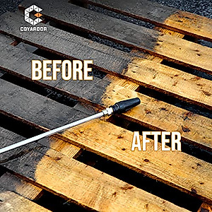 coyardor Pressure Washer Turbo Nozzle, 360° Rotating Power Washer Tips with 1/4" Quick Connect, 5 Spray Nozzle Tips Replacement for Ryobi, Karcher, Greenworks, and More (3000 PSI, 3.0 GPM)