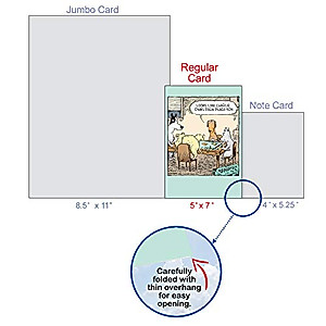 NobleWorks - 1 Humor Birthday Card with Envelope - Funny Cartoons for Birthday Greetings, Celebration Notecard - Dogopoly C3986BDG