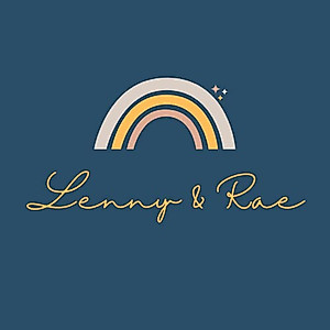 Lenny + Rae Baby, Children's Natural Wooden Hangers with Notches and Anti-Rust Chrome Hook - Pack of 10