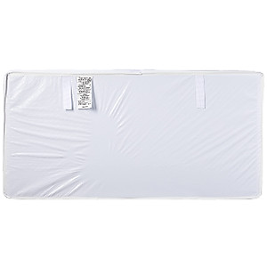 Colgate Mattress 2-Sided Contour - GREENGUARD Gold Certified Changing Pad Featuring Firm Foam Ridges for Support, Ridgid Fingerboard Support Board, and Safety Strap