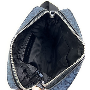 Michael Kors Men's Medium Crossbody Leather Cooper Flight Bag (Admiral Blue)