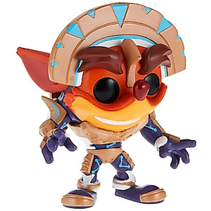 Pop! Games Crash Bandicoot 841 Crash Bandicoot in Mask Armor 2021 Convention