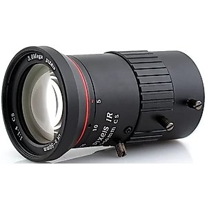 Aida Imaging CS-Mount 5-50mm Varifocal 3 Megapixel Manual Iris Lens, Black (CS-0550V)