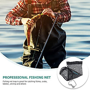 BESPORTBLE 1 Set Fishing Net Lightweight Fish Catching Basket Outdoor Fishing Net Fishing Bag