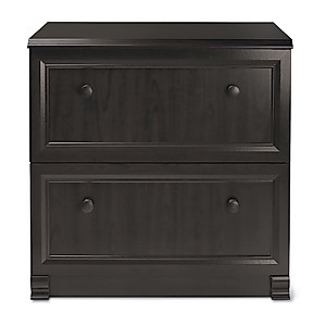 Realspace® Broadstreet 29-1/2"W x 19" D Lateral 2-Drawer File Cabinet, Walnut