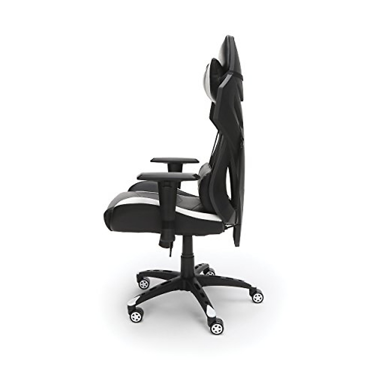 RESPAWN RSP-205 Racing Style Gaming Chair, Leather, White