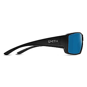 Smith Guides Choice Performance Sport Sunglasses, Matte Black/Chromapop Polarized Blue Mirror