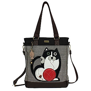 Chala Fat Cat Work Tote Shoulder Bag - Cat Lovers Gifts Cat Mom