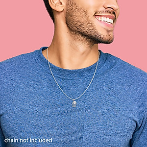 Sports Charms .925 Sterling Silver Basketball Hoop Pendant Only