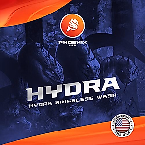 Phoenix E.O.D. Hydra Rinseless Wash - Encapsulates and Emulsifies Dirt, Safe on Paint, Coatings, and Wraps. (16oz)