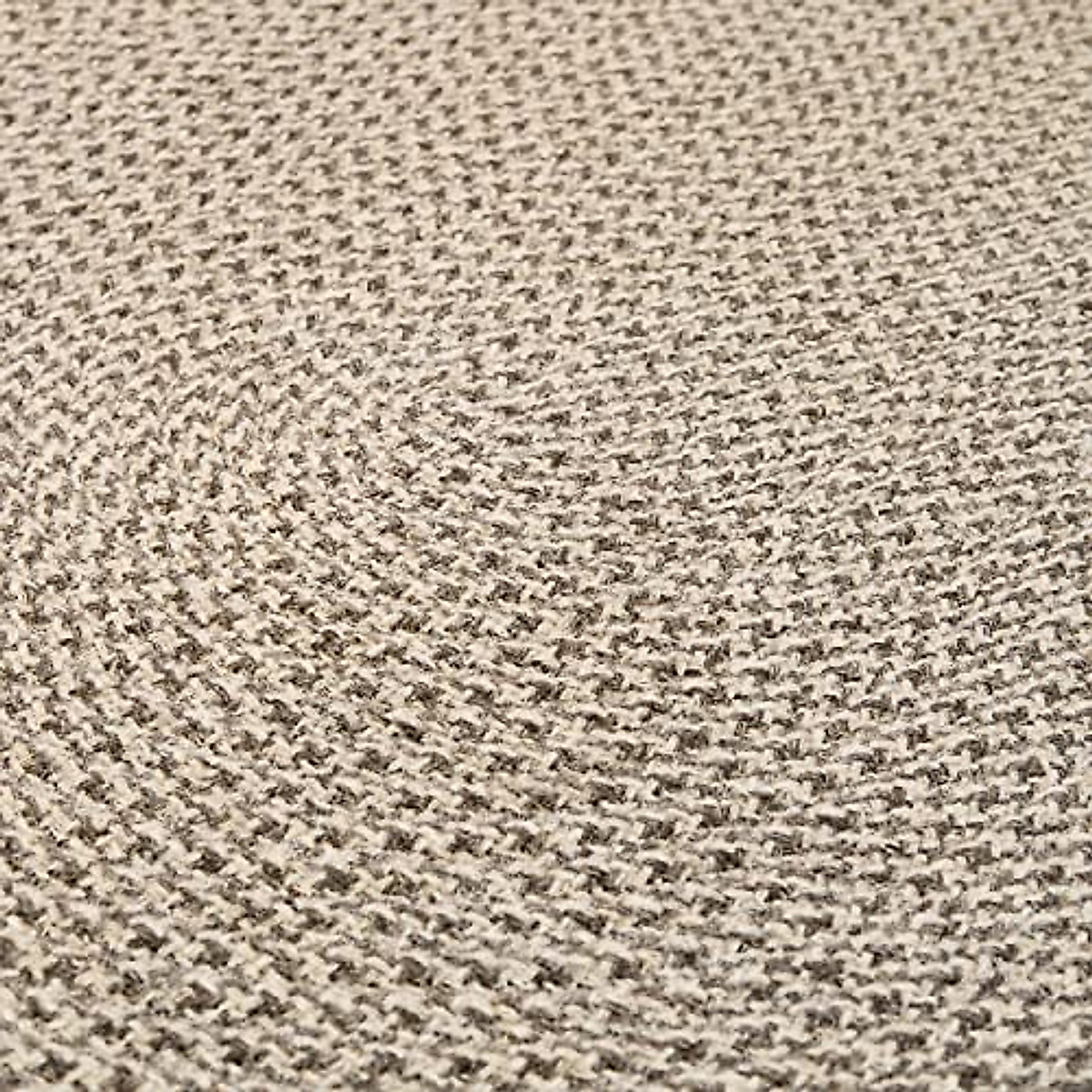 Colonial Mills Woven Natural Houndstooth - Dark Grey 4' x 6'