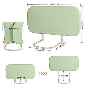 welspo Toddler Bed Rail, Fold Down Safety Kid & Elderly Bed Guard Rail, Portable Child Bed Safety Rail