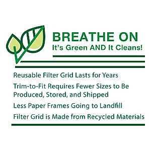 WEB Absorber Cut to Fit Odor Control Air Filter with Carbon