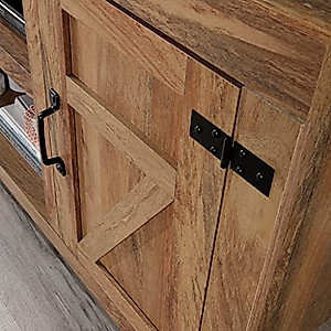 Sauder Misc Entertainment Credenza, L: 15.28" x W: 62.68" x H: 26.77", Sindoori Mango Finish