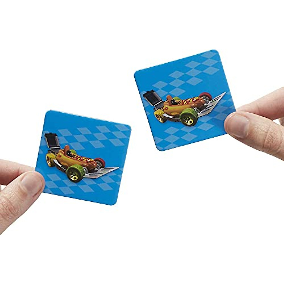 Hot Wheels Make-A-Match Card Game, Match Colors, Images & Shapes, 56 Cards for 2 to 4 Players, Gift for Kids Ages 3 Years & Older