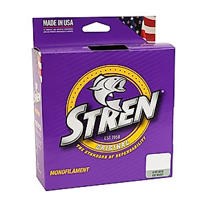 Stren Original Monofilament Fishing Line, Lo-Vis Green, 12lb | 5.4kg, Suitable for Freshwater Environments