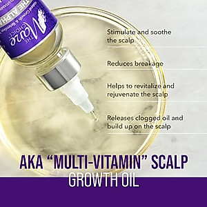 The Mane Choice Alpha Multi-Vitamin Scalp Hair Growth Oil, 4 Fl Oz, 1 Pack, Nourishing Scalp Oil with Biotin, Vitamin C, Rosemary, Rice Extract, Jojoba, Tea Tree & Castor Oil, Lightweight & Non-Greasy