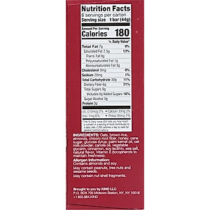 KIND Breakfast Cereal Bars, Gluten Free Snacks, Cinnamon with Almonds, 9.3oz Box (6 Bars)