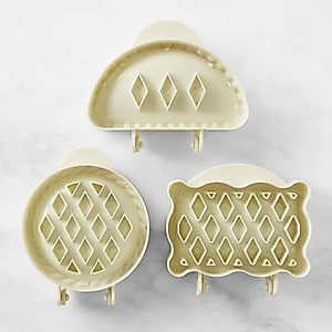 Dough Presser Pocket Pie Molds, Party Potluck Hand Pie Molds, Hand Pie Molds, Apple, Pumpkin And Acorn Shapes 3-Piece (Round Pie Mold)