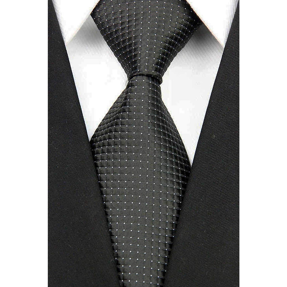 Wehug Lot 6 PCS Men's Tie Silk Tie Woven Necktie Jacquard Neck Ties Classic Ties For Men style030