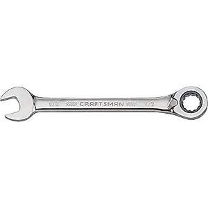 CRAFTSMAN Ratcheting Wrench, SAE, Reversible, 1/2-Inch, 72-Tooth, 12-Point (CMMT42415)