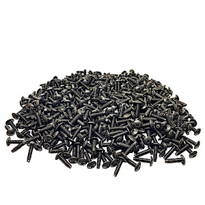 RackGold® 10-32 Pilot Point Rack Mount Screws 500 Pack Jar- USA Made