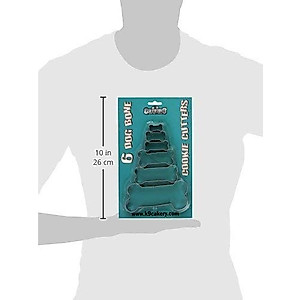 K9Cakery 6 Bone Shaped Cookie Cutters