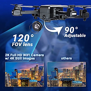 Contixo F22 FPV Drone with Camera for Adults, Kids, Beginners - 2.4G RC Quadcopter with 4K FHD Camera - Gesture Control, Custom Flight Path, WiFi, GPS Auto Hover Return Home, Follow Me, Carrying Case