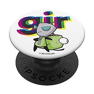 Invader Zim Gir Power Stance PopSockets PopGrip: Swappable Grip for Phones & Tablets