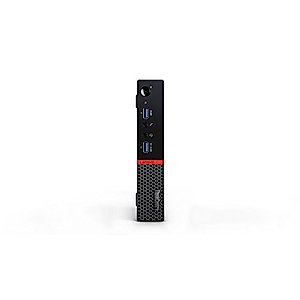 Lenovo ThinkCentre M900 Tiny Desktop, Quad Core i3 6100T 3.2GHz, 8GB DDR4, 256GB SSD Hard Drive, Windows 10 Pro (Renewed)