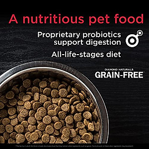 Diamond Naturals Grain Free Real Meat Recipe Premium Dry Dog Food With Real Pasture Raised Beef 28Lb