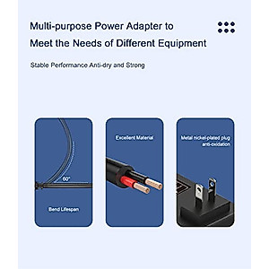 Lantisri 9V Adapter Replacement for Medela Pump, AC DC Power Supply for Medela Pump in Style Advanced Breast Pump #9207010, 6.6 ft Long Cord
