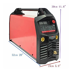 Aluminium Welder AC DC 200A Wave AC Frequency Balance Pulse Pedal Control Hot Start Digital Pulse ACDC TIG MMA Welding Machine